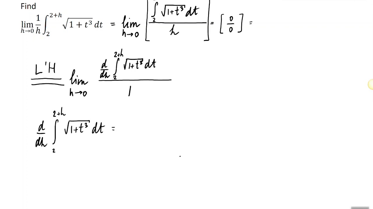 Application of the Fundamental Theorem of Calculus - YouTube