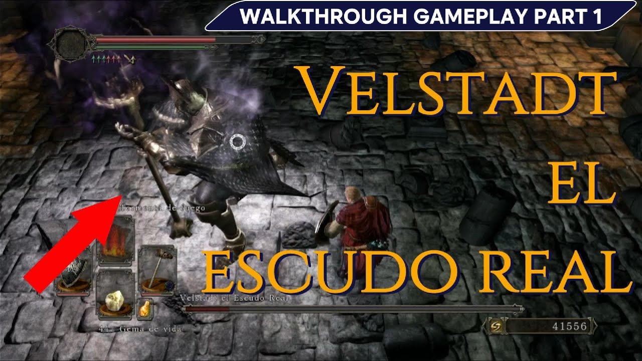 VELSTADT el Escudo Real Gameplay DARK SOULS 2 - YouTube