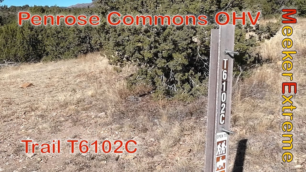 Penrose Commons OHV Area - Trail T6102C - YouTube
