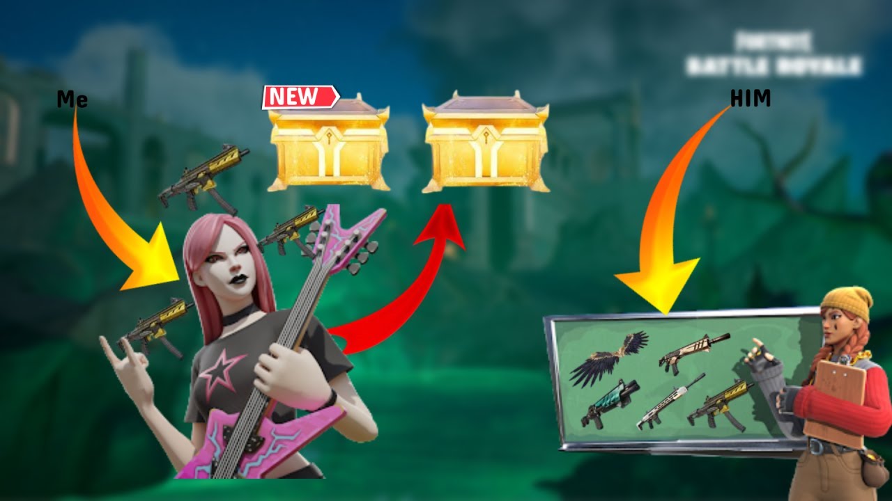 The fortnite GOD CHEST only challange... (ft. @BananaRiddle ) - YouTube