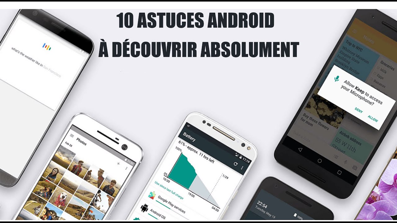 10 superbes astuces Android que vous devez commencer à utiliser - YouTube