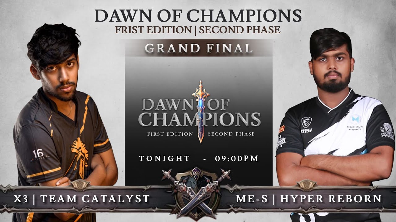 GRAND FINAL | X3 | Team Catalyst vs ME-S | Hyper Reborn | Dawn of Champions | Second Phase - YouTube