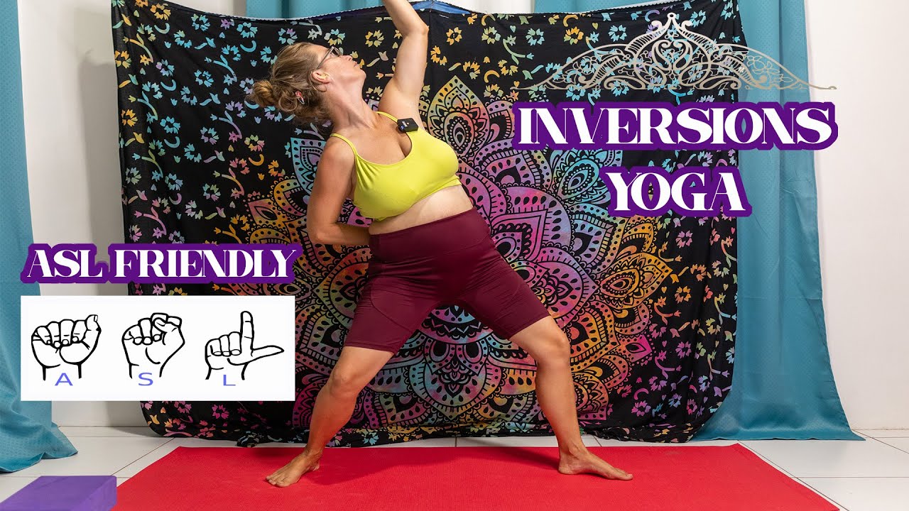 ASL Yoga ] Inversions - YouTube