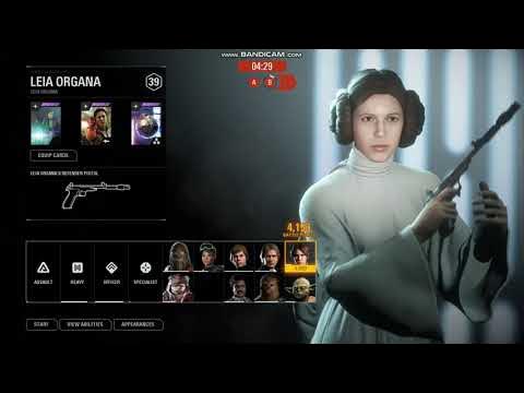 SWBF2 Instant Action Co-Op 70+ Leia Killstreak On Kessel - YouTube