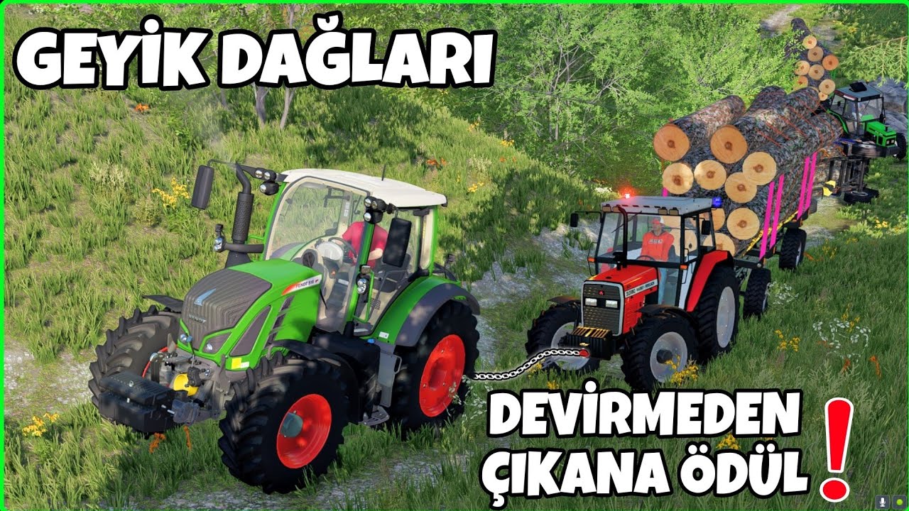 IZDIRAP GİBİ BİR GÜN ️ TRAKTÖRÜ DEVİRMEMEK İMKANSIZ | FARMING SIMULATOR ...
