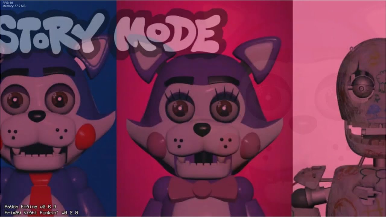 FNaC World VS FNF Full Horror Week - YouTube