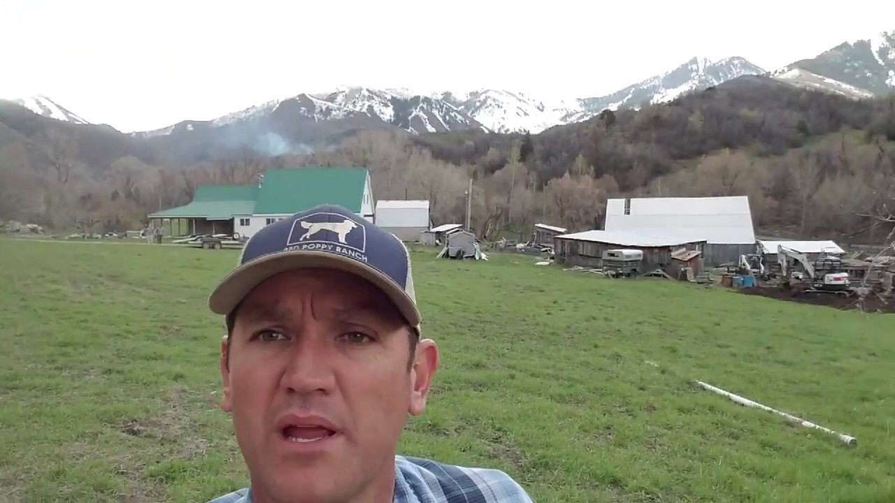 Helicopter Overview of the homestead Clean up with Red Poppy Ranch ...