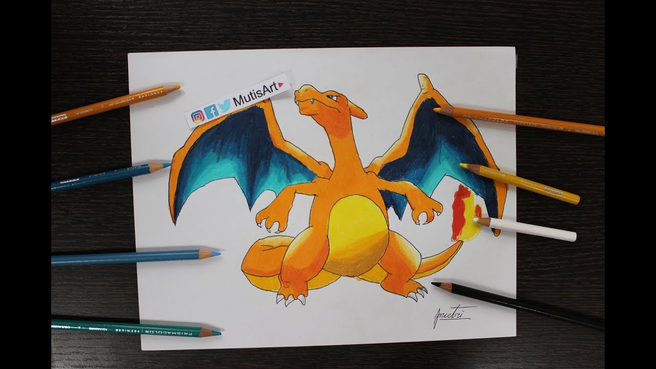 Como dibujar a Charizard - YouTube