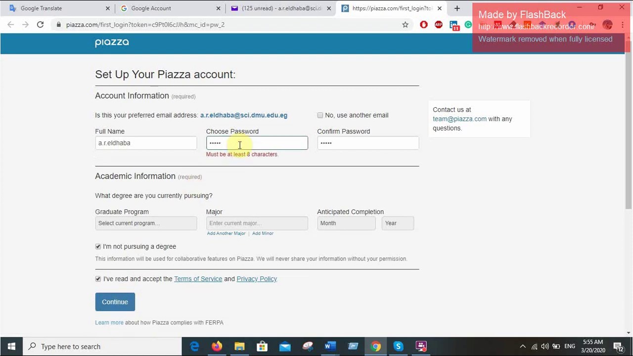 How to use www.piazza.com for students - YouTube