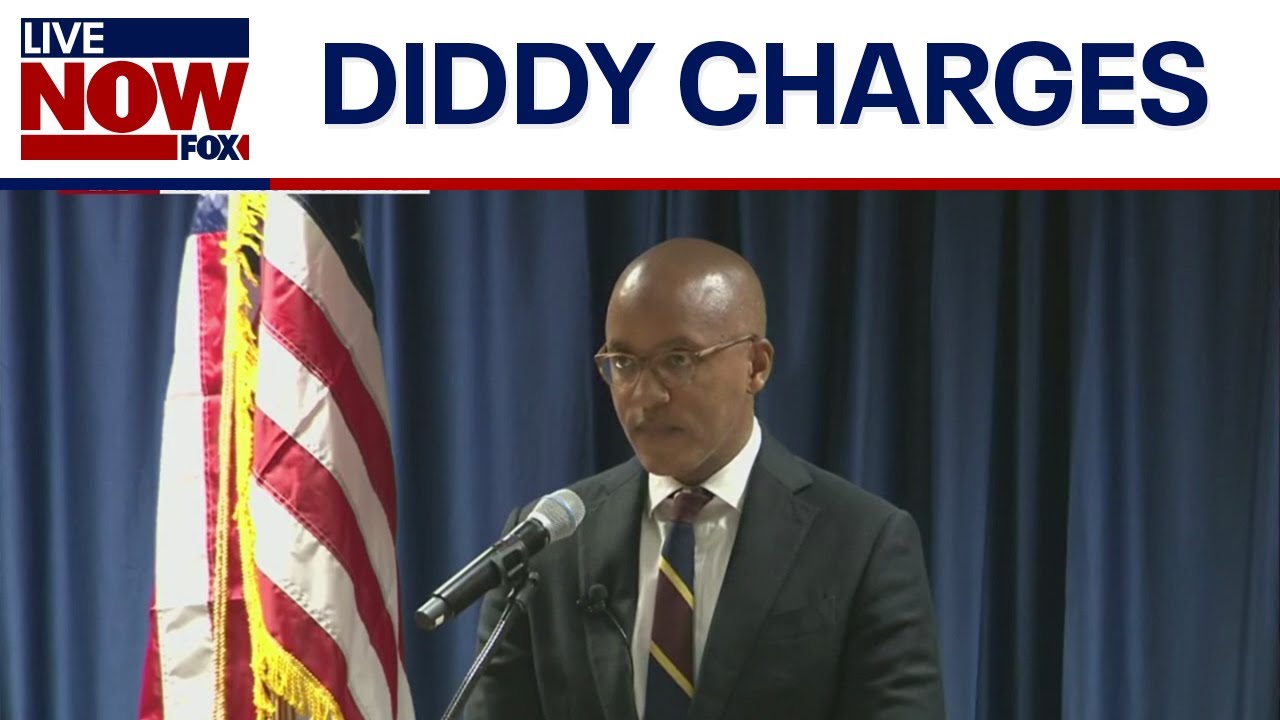 Diddy: DOJ officials read long list of charges against Sean Combs - YouTube