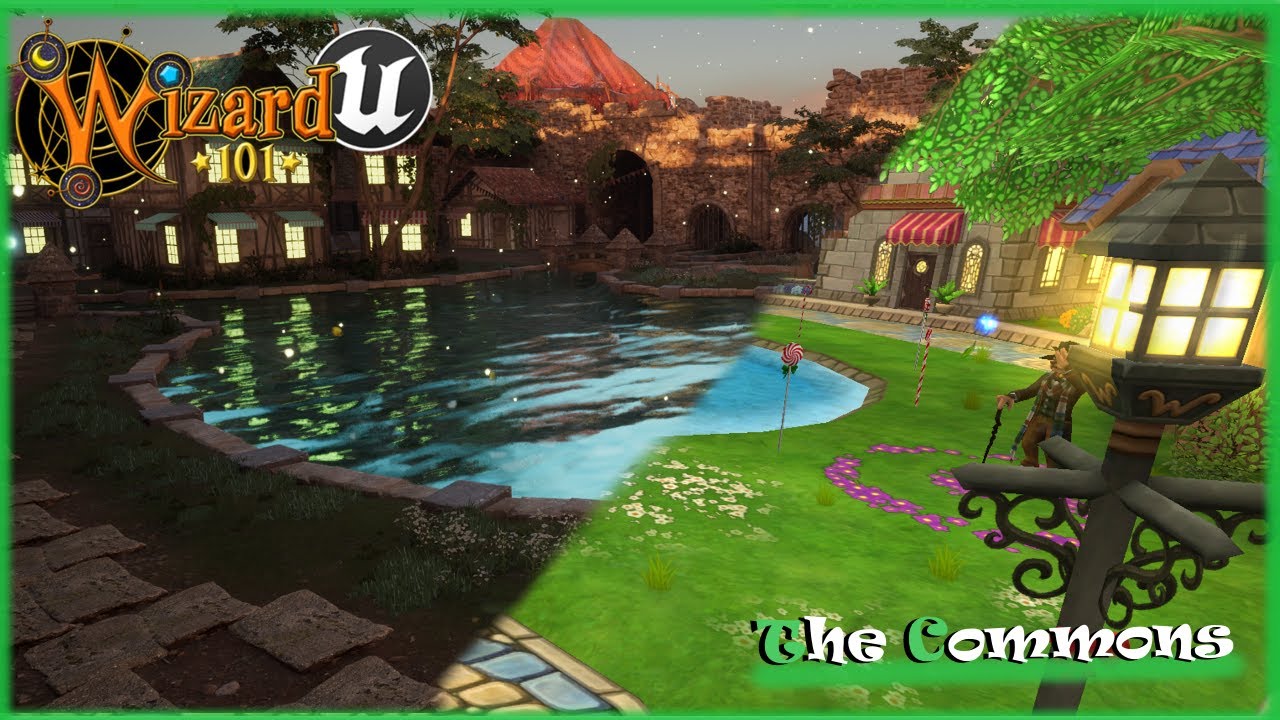 Wizard101's The Commons in UE5! - YouTube