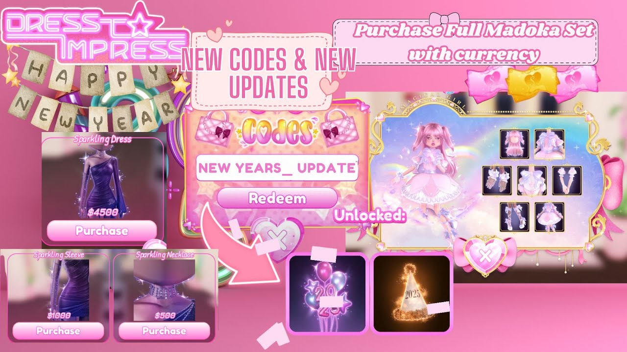 HOW TO GET NEW CODES, FULL MADOKA SETS & (LIMITED) SPARKLING DRESS ...