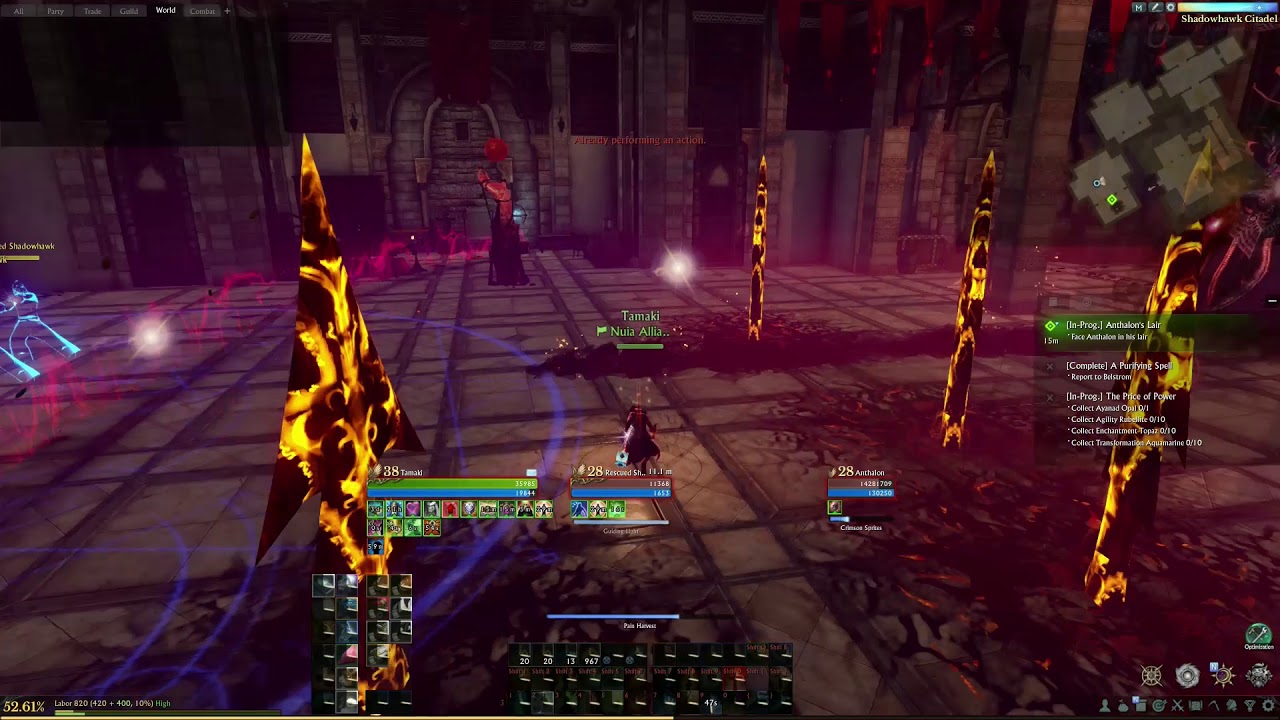 ArcheAge Garden Story Quest Anthalon 13.9k Healer PoV - YouTube