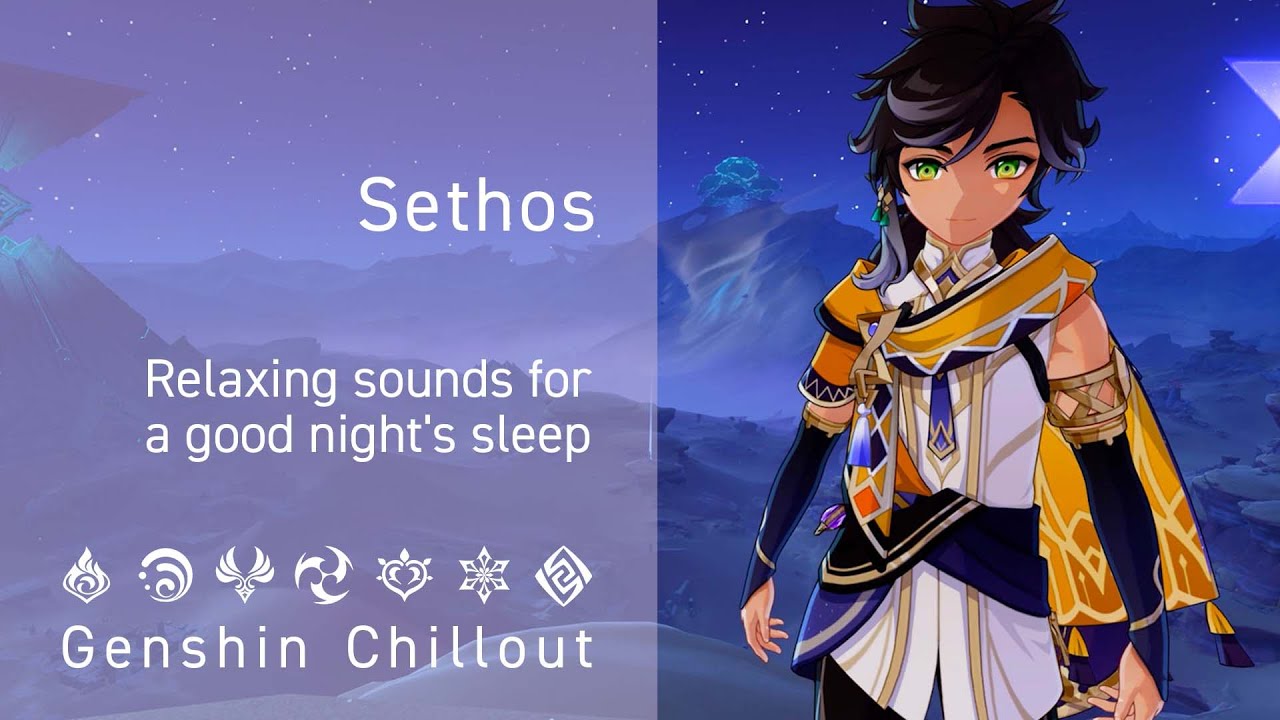 Genshin Impact sleep sound /Sethos voice brings you to deep sleep ...