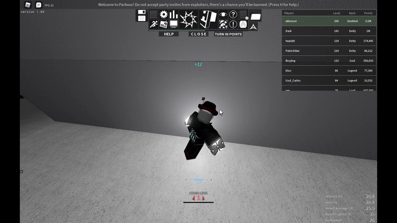 Edge hop bug? Parkour Roblox - YouTube