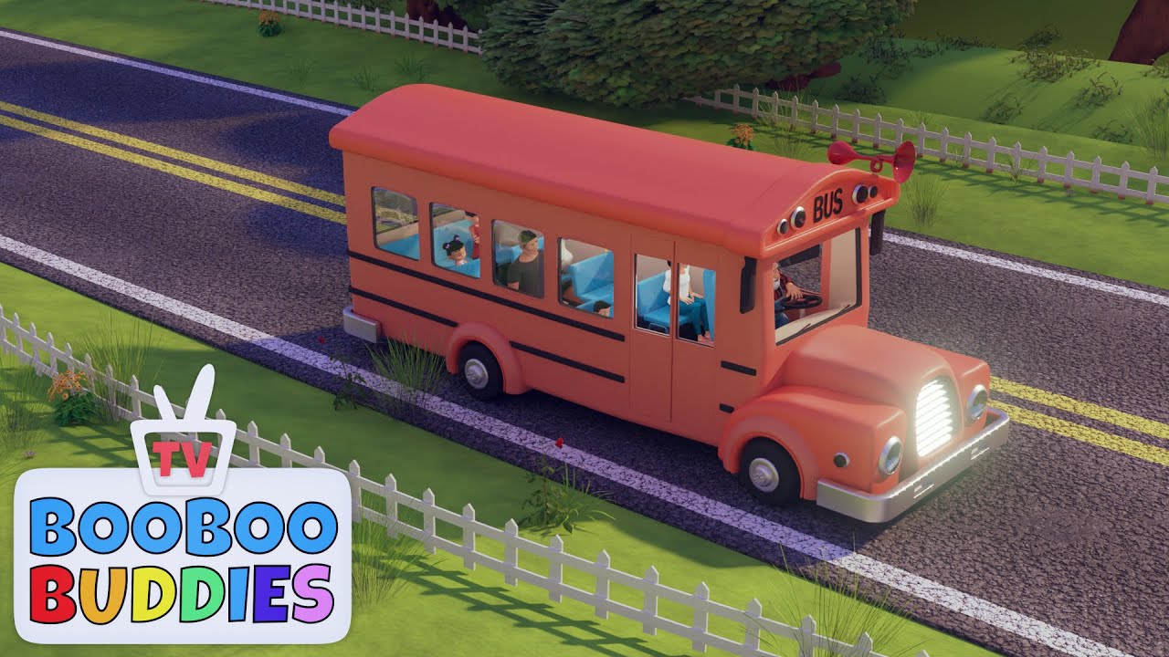Wheels on The Bus | Nursery Rhymes & Kids Songs | BOOBOOBUDDIES Tv ...