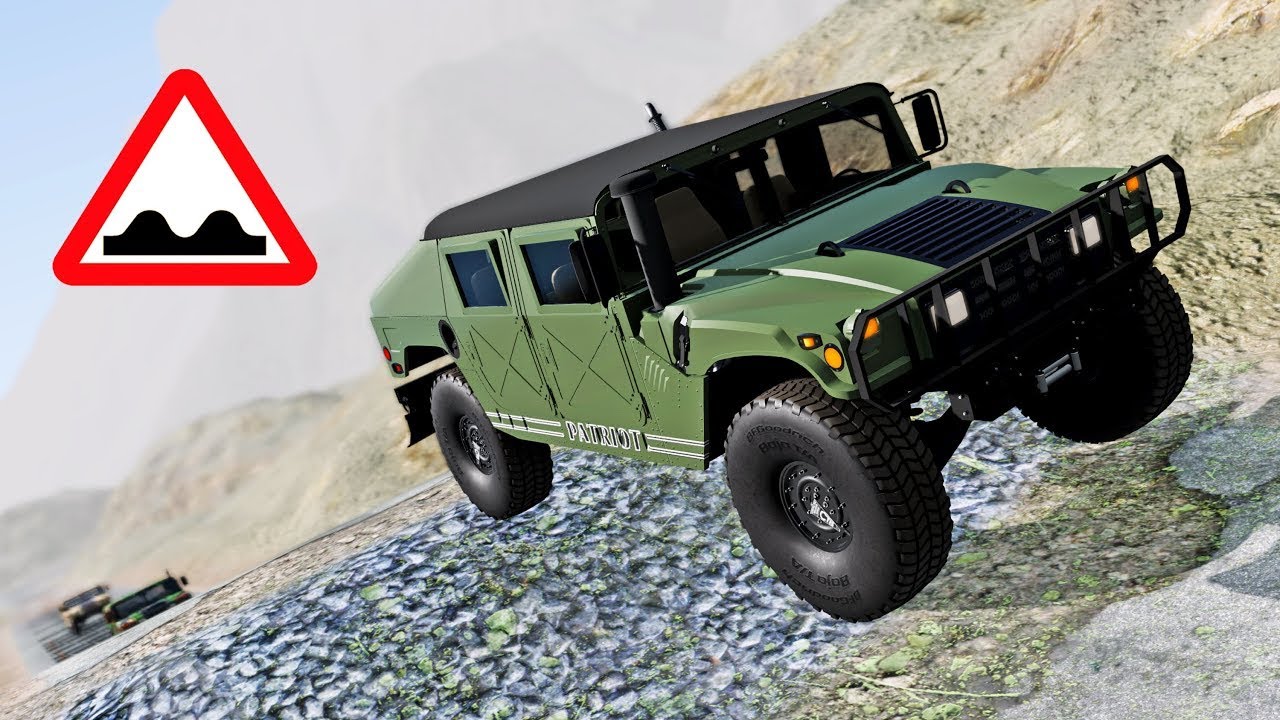 Suspensión y pruebas de estrés Gunner Patriot Humvee - BeamNG Drive ...