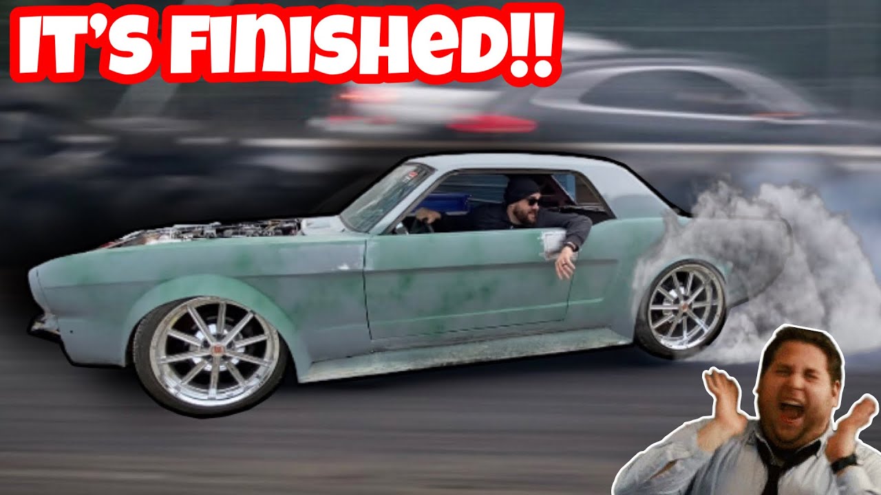 DRIFTING IN A TWIN TURBO 65 MUSTANG! ENGINE BUILD IS FINALLY FINISHED ...