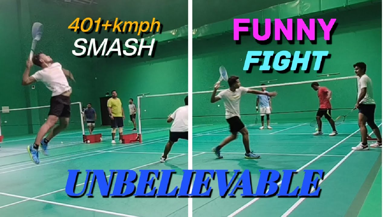 BACK to BACK power full SMASH kee Sath Badminton FUNNY FIGHT//Lin Dan ...