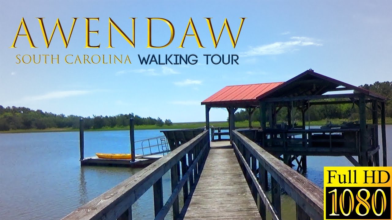 Walking Tour to the Intracoastal Waterway. Awendaw, South Carolina ...