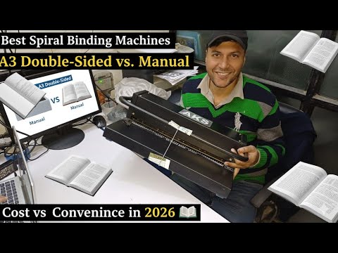Best Spiral Binding Machines: A3 Double-Sided vs. Manual – Cost vs ...