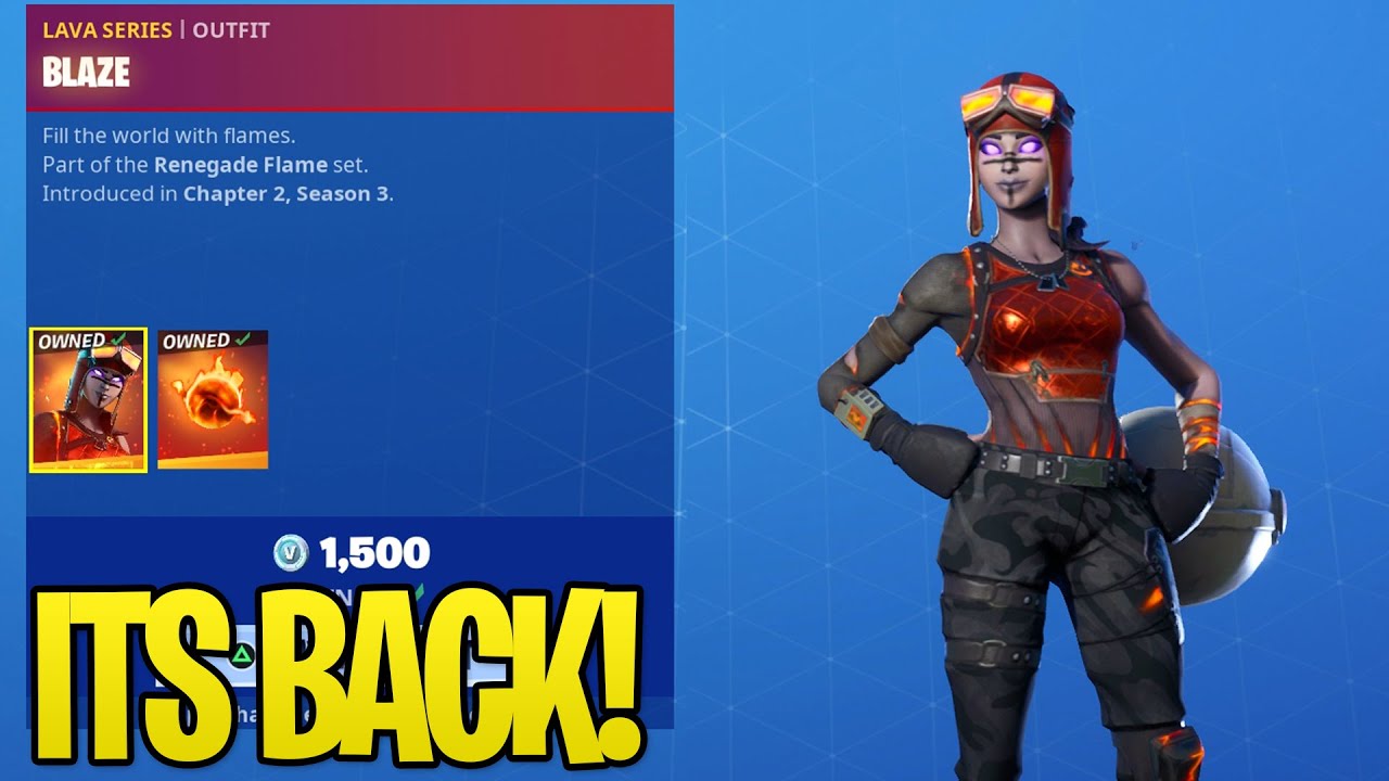 BLAZE IS BACK! (Fortnite Item Shop 3/5/2021) - YouTube