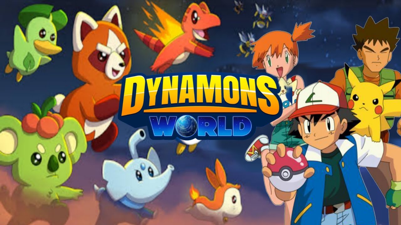 Pokemon gameplay in dynamons world | Pokemon fight with dynamons | Two ...