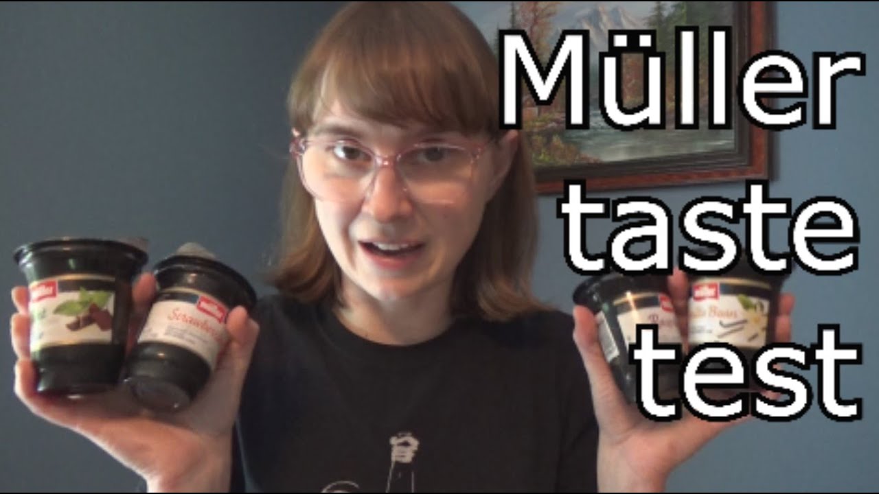 Müller Yogurt - Ice Cream Inspired Flavors - Taste Test!! - YouTube
