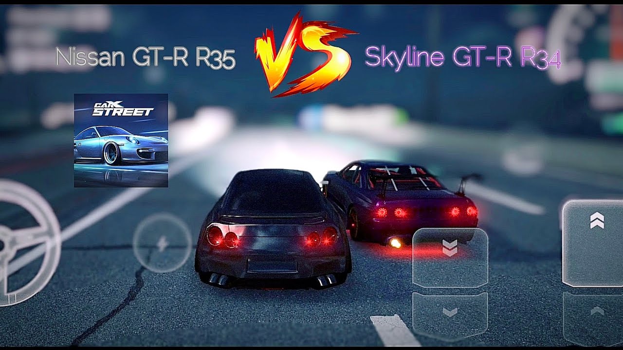 Nissan GTR R35 VS Nissan Skyline GTR R34 Race🏁🔥 || CarXstreet ...