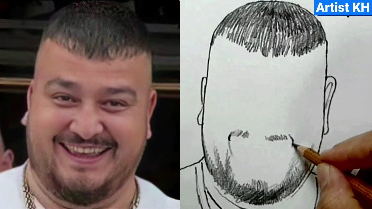 PENCIL SKETCH OF YASIN CENGIZ TUTORIAL #yasin #yesyessong - YouTube