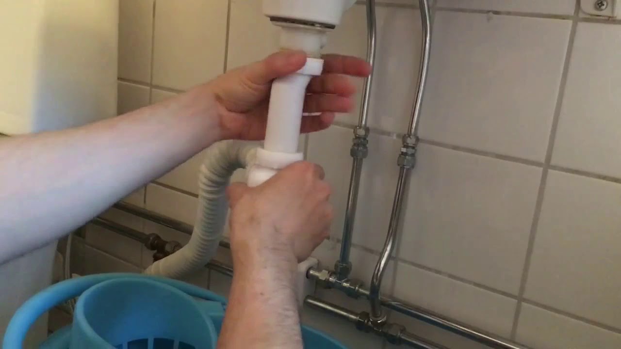 GÖR RENT DINA AVLOPP SJÄLV - SÅHÄR GJORDE JAG! BADRUM HANDFAT ...