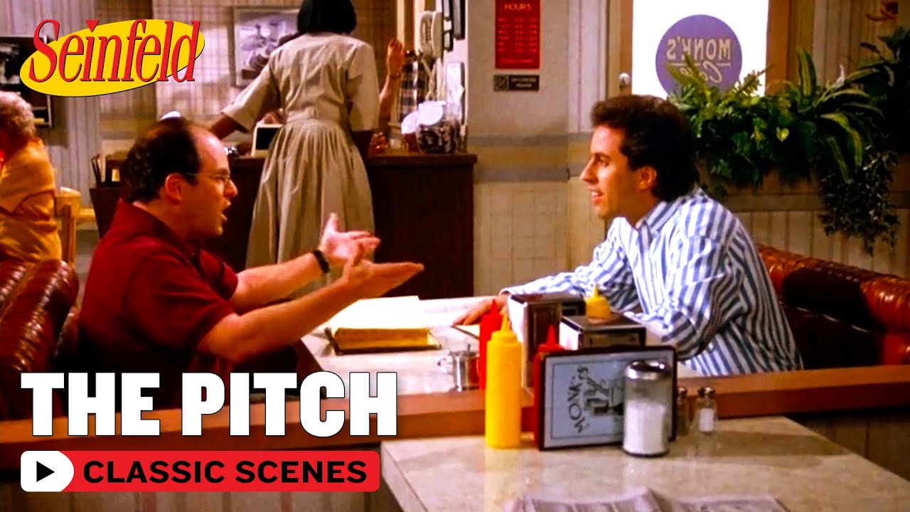 George & Jerry Invent A Show About Nothing | The Pitch | Seinfeld - YouTube