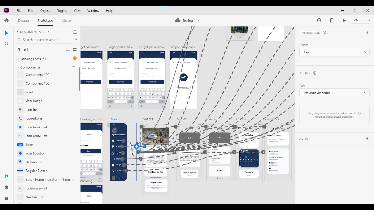 Navigation App Prototype Pre Test - YouTube