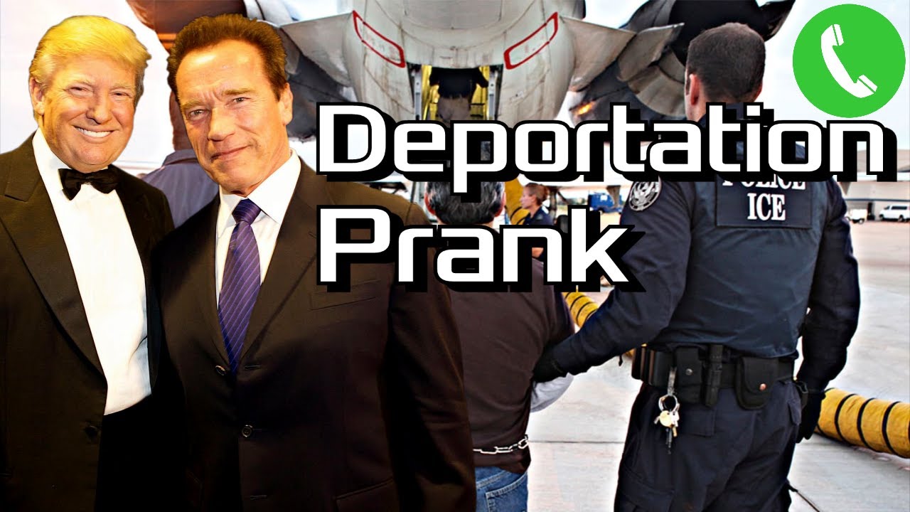 Donald Trump Deports Arnold Schwarzenegger - Prank Call - YouTube