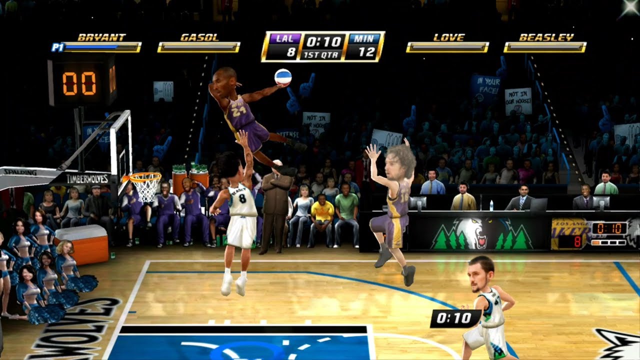 NBA JAM PS3 4K Big head mode - YouTube