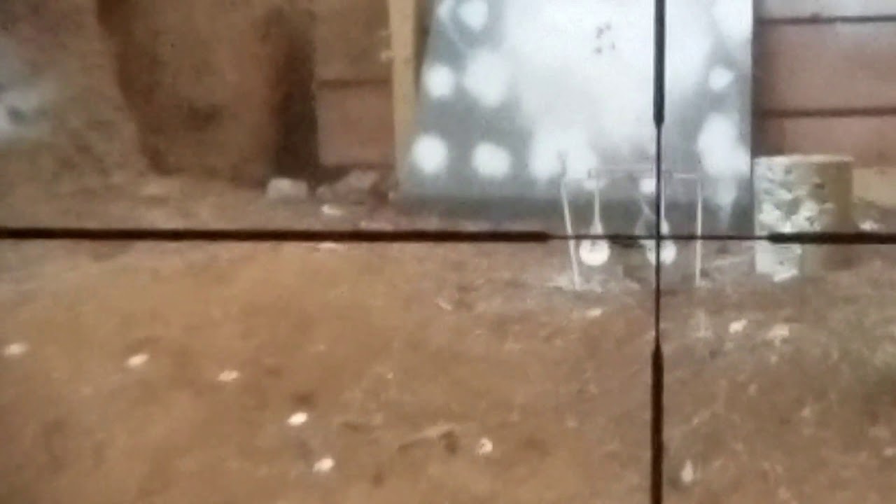 First try of home made scope cam - YouTube