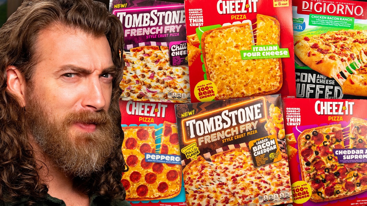 Weirdest New Frozen Pizzas Taste Test - YouTube