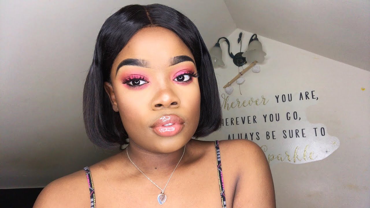 Pink Summery Glow WOC Tutorial |Aesthetic Look|Nicole Beta - YouTube