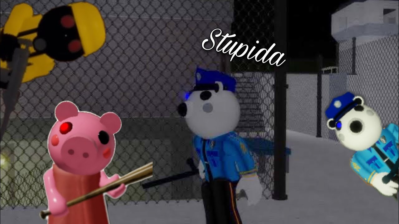 Un oso con un palo me pega ☹️ - Piggy - YouTube