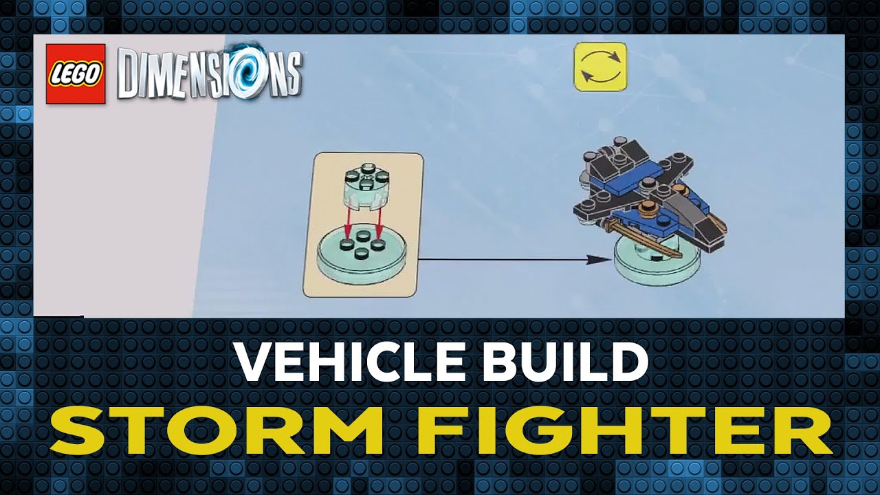 Lego Dimensions - Storm Fighter Construction - YouTube