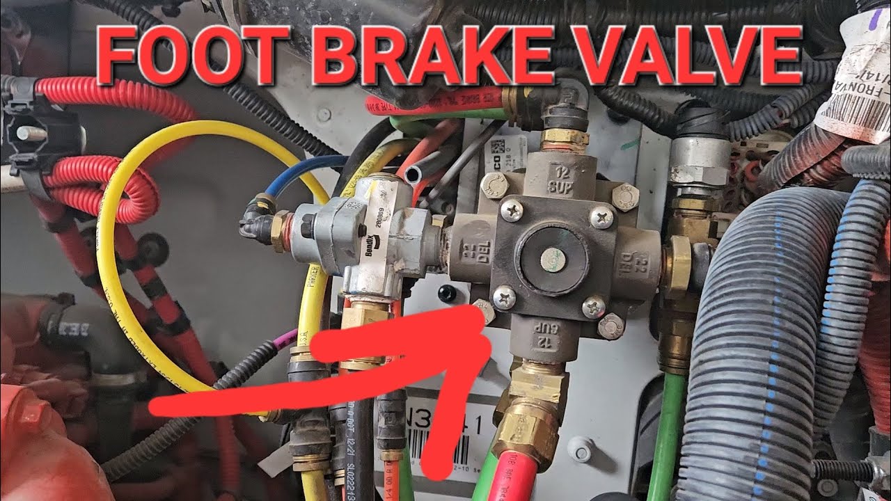 Freightliner M2 Foot Brake Valve Replacement YouTube