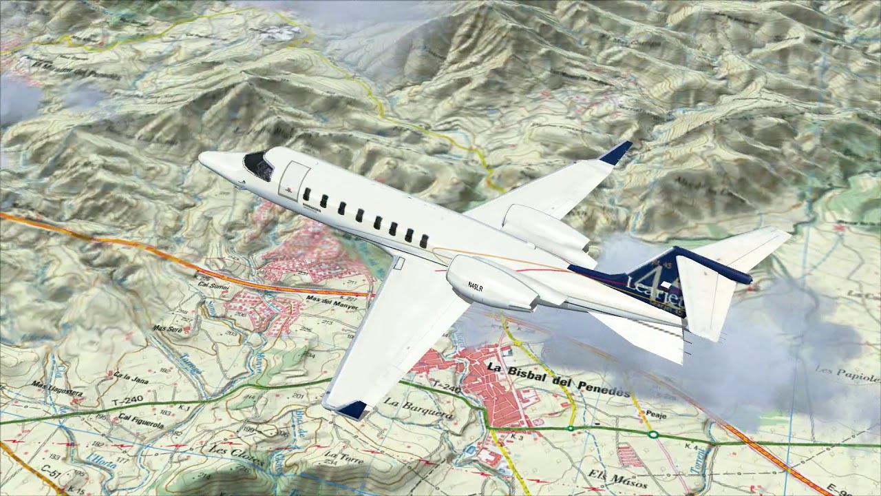 Spain scenery topográphic for FSX and Prepar3D - YouTube