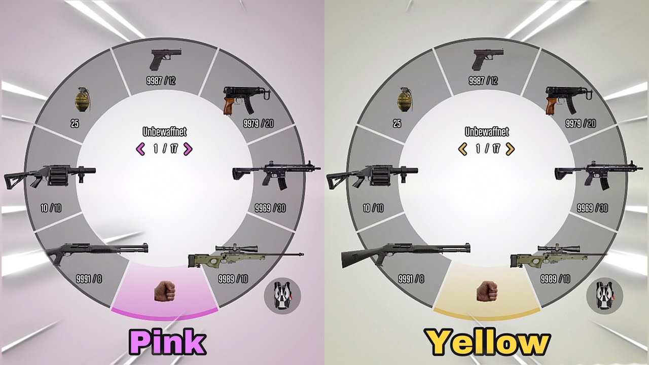 WEAPON WHEEL COLOR GLITCH | CHANGE MENUS, LEVEL BAR | GTA5 ONLINE (1.53 ...