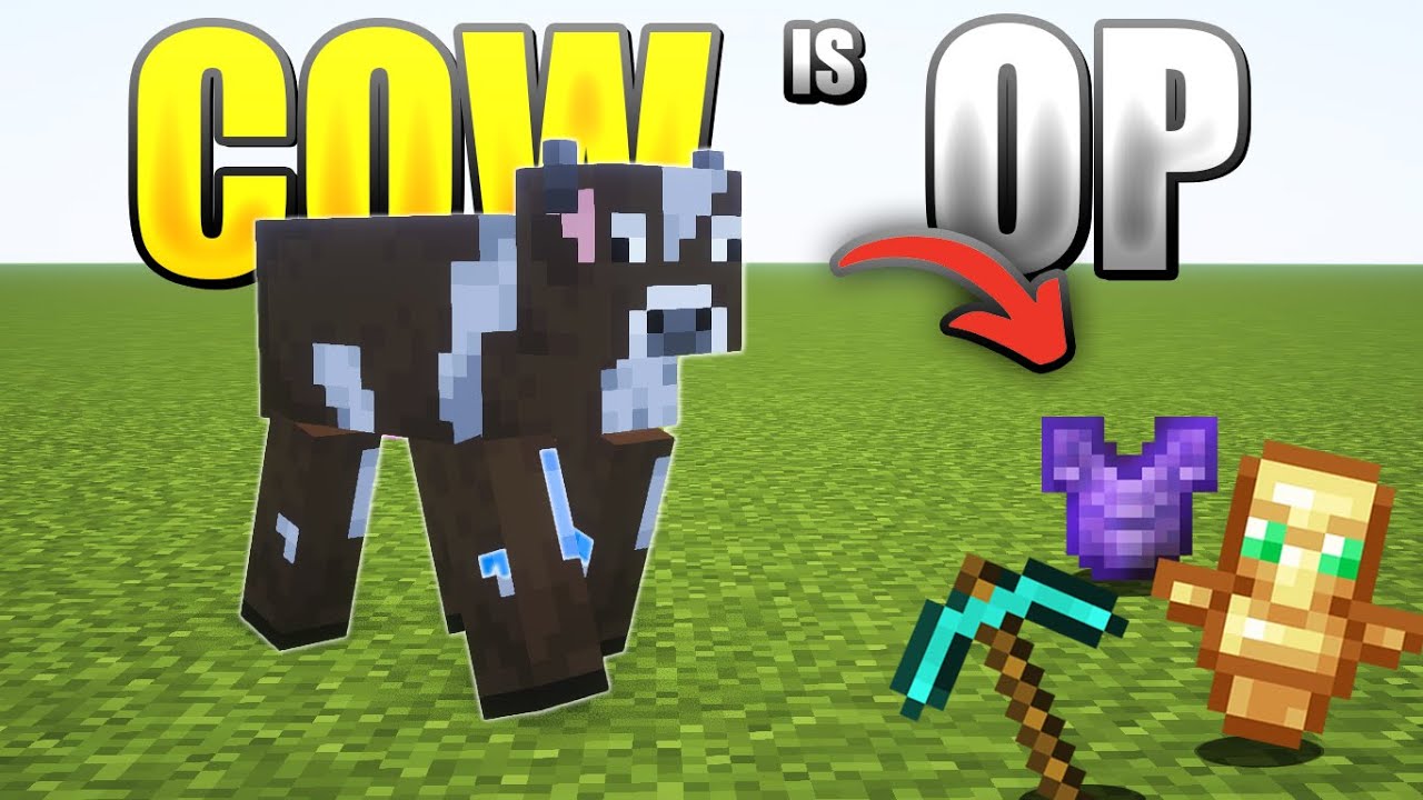Minecraft but COW Is OP - YouTube