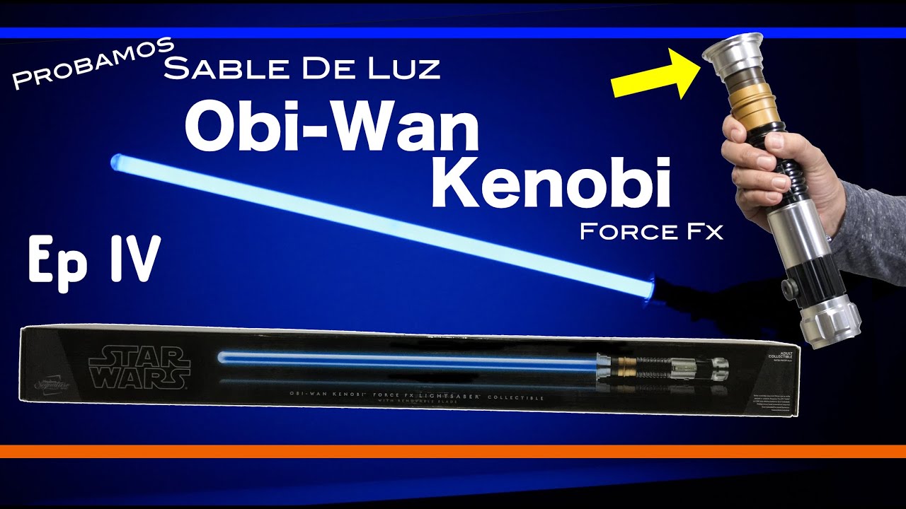 🔹 Sable de Luz OBI WAN Kenobi FORCE FX Signature Ep 4 Star Wars ...