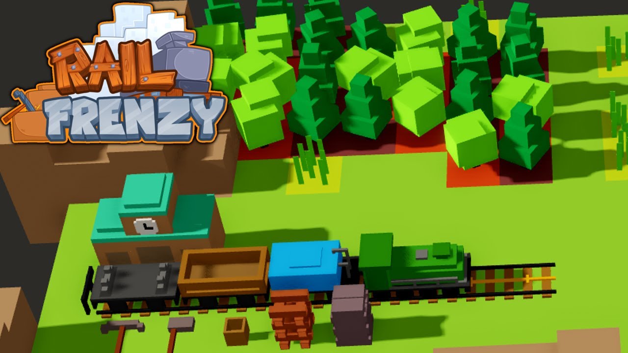 Rail Frenzy - Fun Multiplayer Management! - YouTube