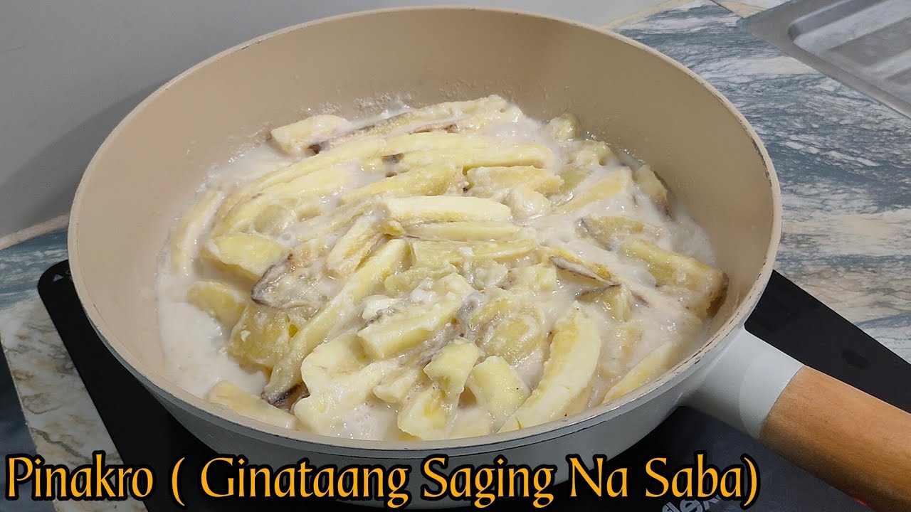 PINAKRO | GINATAANG SAGING NA SABA | HOW TO COOK PINAKRO BICOL RECIPE ...