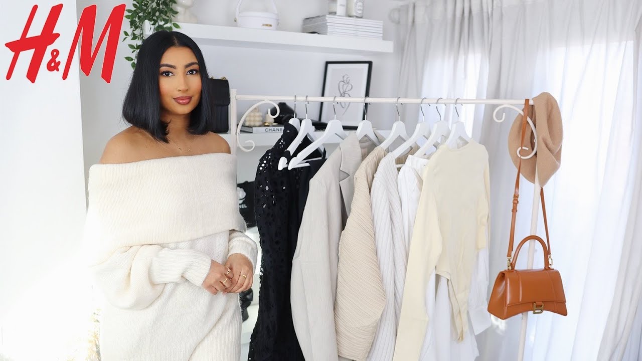 NEW SEASON H&M TRY-ON HAUL 2021 | 10 TRANSITIONAL OUTFITS | NOORIE ANA ...