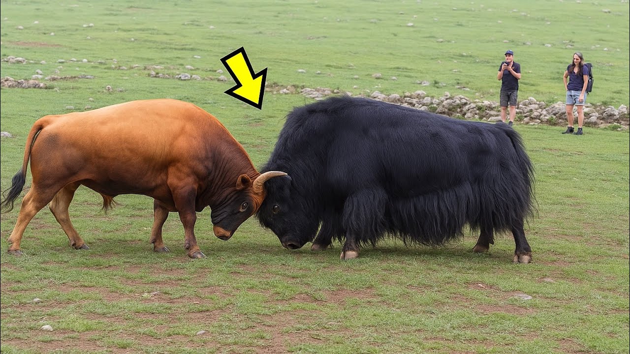 Toro vs Yak: ¿Quién ganaría en una batalla salvaje? - YouTube