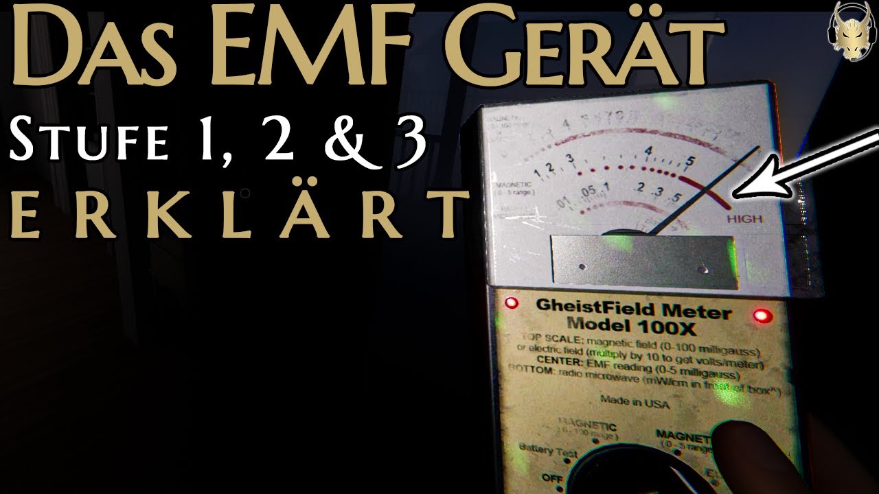 Das EMF Gerät Stufe 1 bis 3 erklärt | Phasmophobia Guide - YouTube